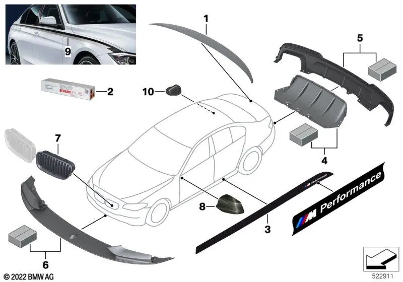 M Performance Side Skirt Film Strips - BMW Group Australia
