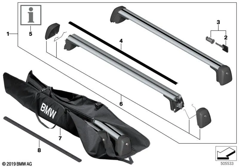 BMW Lockable Roof Racks - BMW Group Australia