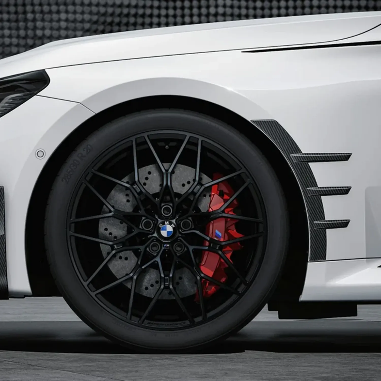 M Performance Front Fender Arch Trim Set In Gloss Carbon Fibre - Left ...