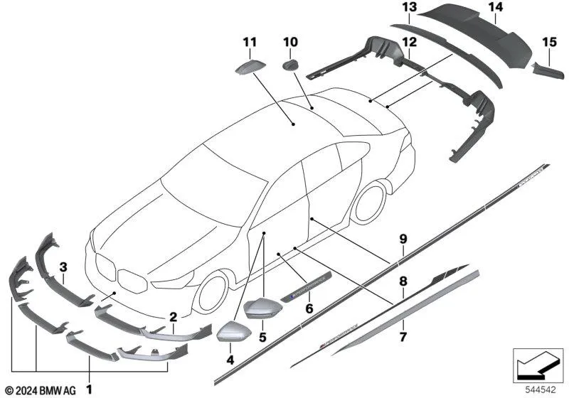 M Performance Centre Rear Diffuser - Brisbane BMW | Official BMW Store