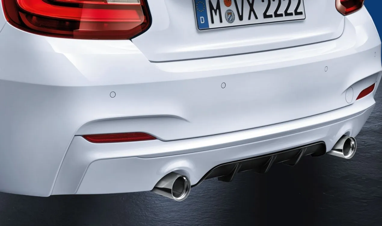 M Performance Matt Black Rear Diffuser - Brisbane BMW | Official BMW Store